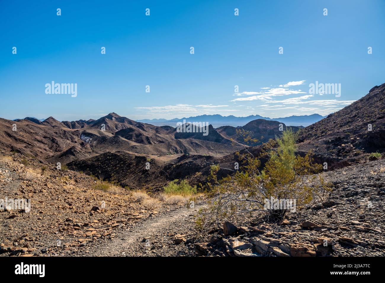 An overlooking view of nature in Yuma, Arizona Stock Photo - Alamy