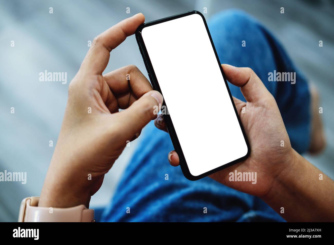 Editing, Advertising Media, Creative Work, Close up woman hand holding ...