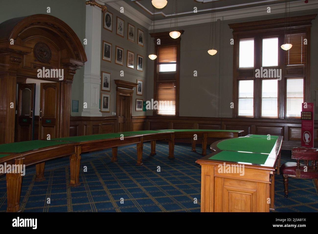 New Zealand, Wellington - January 11 2020: the view of The Board Room ...