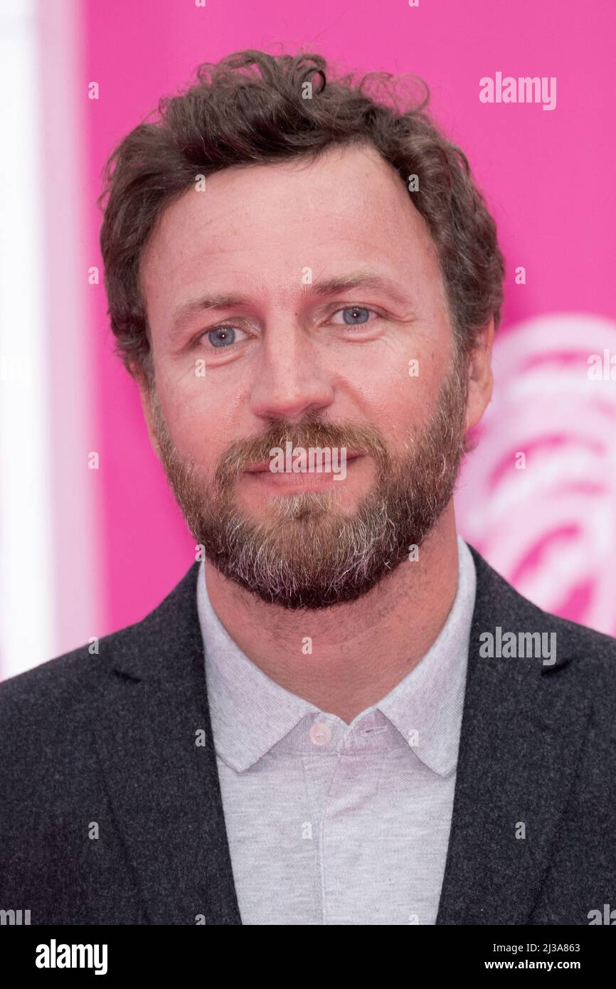 Cannes, France, April 06, 2022, Gregory Caulier attends the pink carpet ...