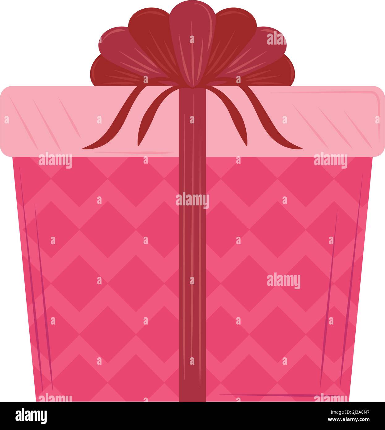 pink gift box Stock Vector Image & Art - Alamy
