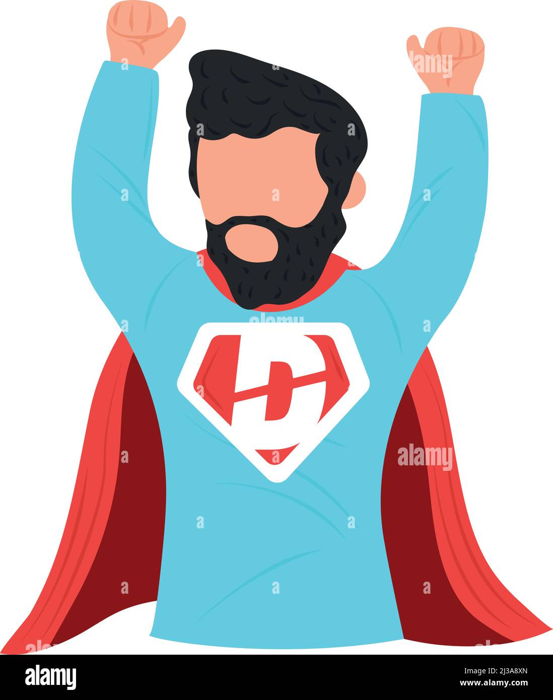super dad character Stock Vector Image & Art - Alamy