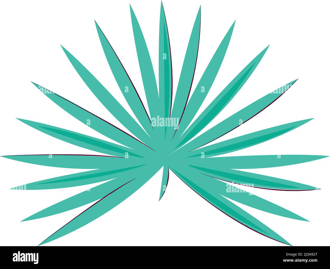 palm leaf icon Stock Vector Image & Art - Alamy