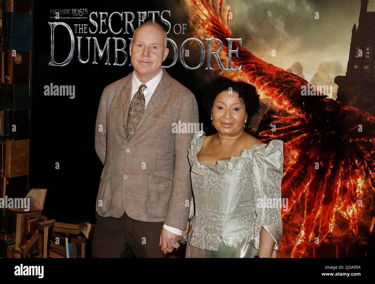 New York, United States. 06th Apr, 2022. Film Director David Yates (L ...