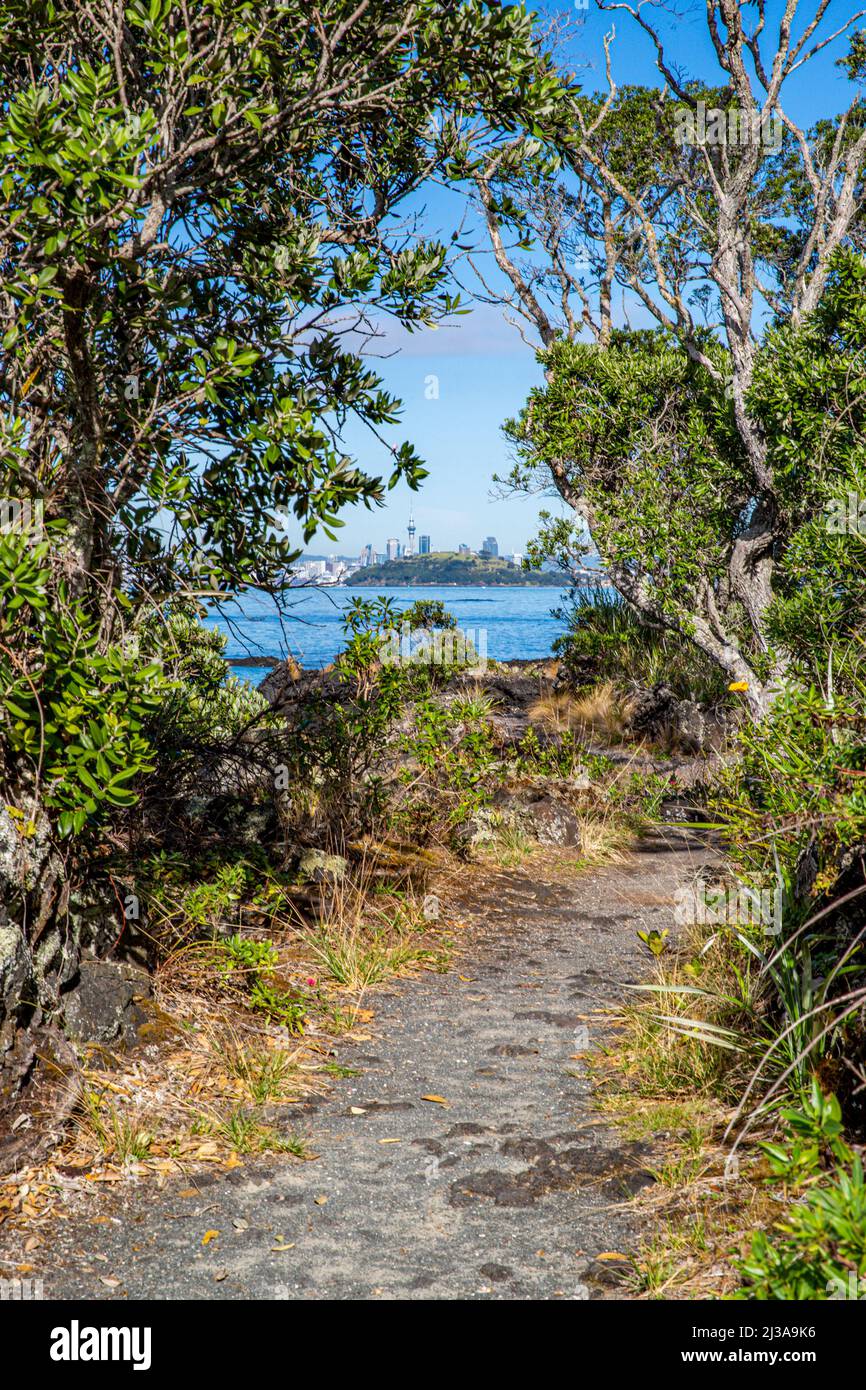 Rangitoto Island is a volcanic island in the Hauraki Gulf near Auckland ...