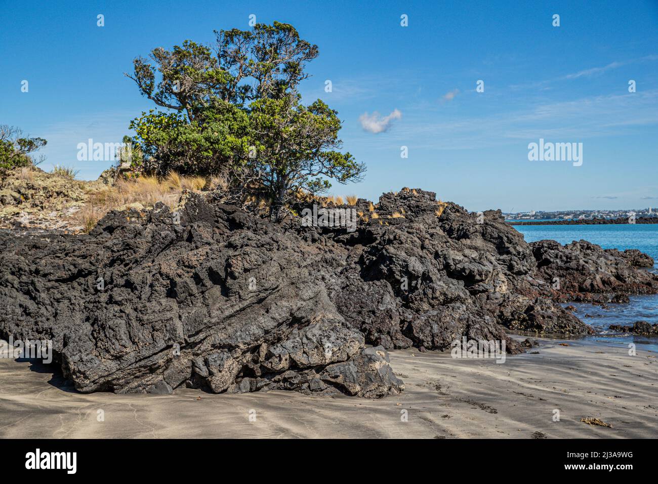 Rangitoto Island is a volcanic island in the Hauraki Gulf near Auckland ...