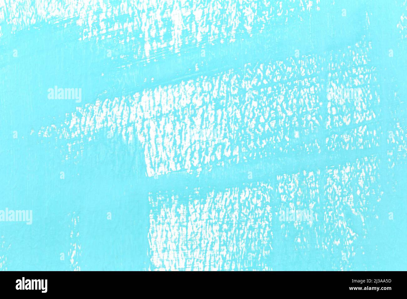 Blue pattern of color paint brush on the white wall for design in your ...