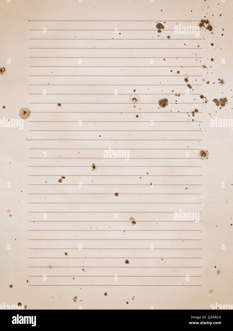 Old notebook paper that is empty and moldy for design in your work ...