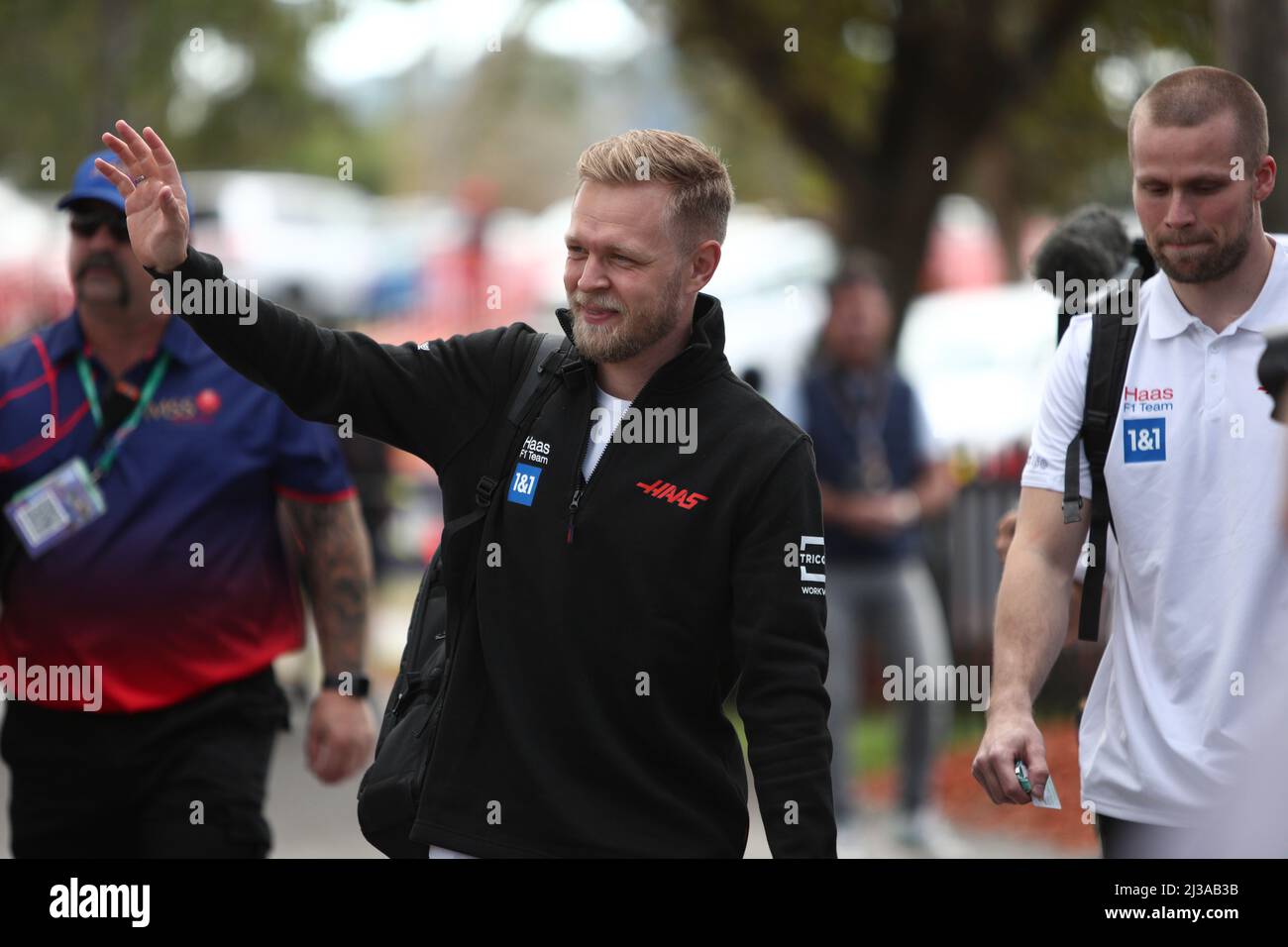 Kevin magnussen f1 melbourne walk hi-res stock photography and images ...