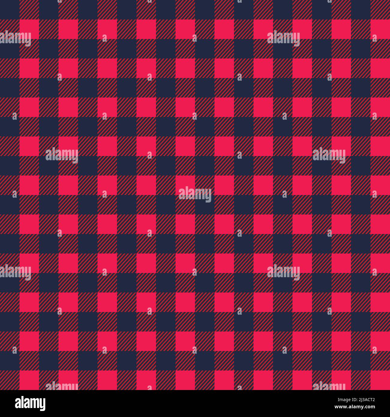 Red and Black Lumberjack plaid seamless pattern. Plaid texture vector ...