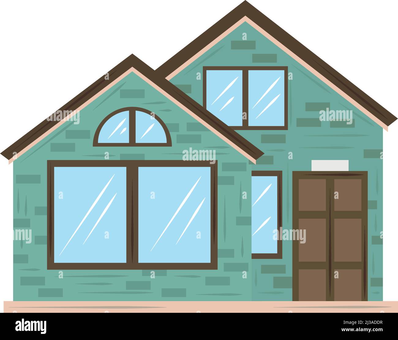 house exterior style Stock Vector Image & Art - Alamy