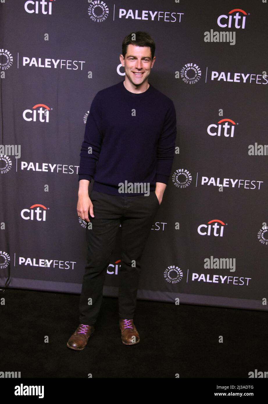 Hollywood, California, USA 6th April 2022 Actor Max Greenfield attends ...