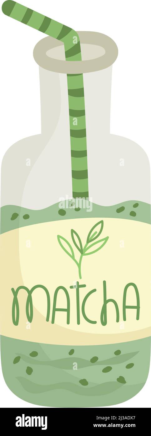 matcha tea beverage Stock Vector Image & Art - Alamy