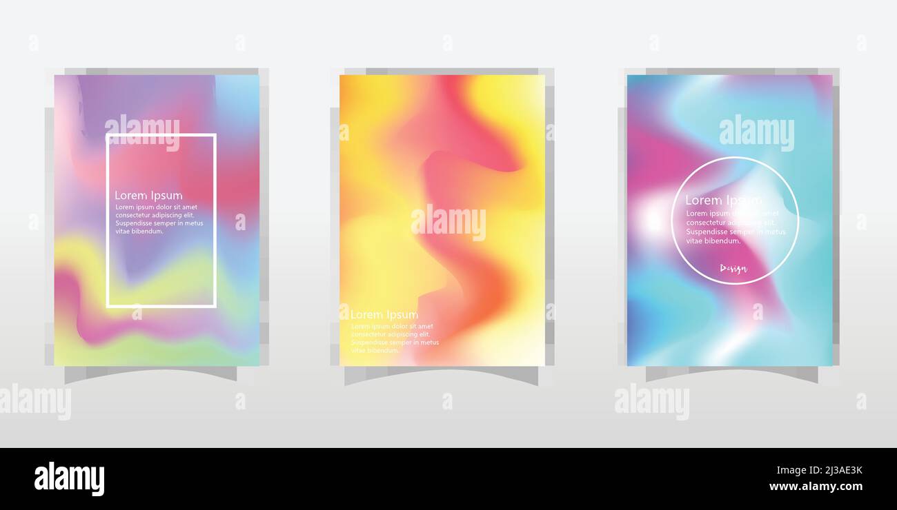 Vector illustration. Set holograms backgrounds Stock Vector Image & Art ...