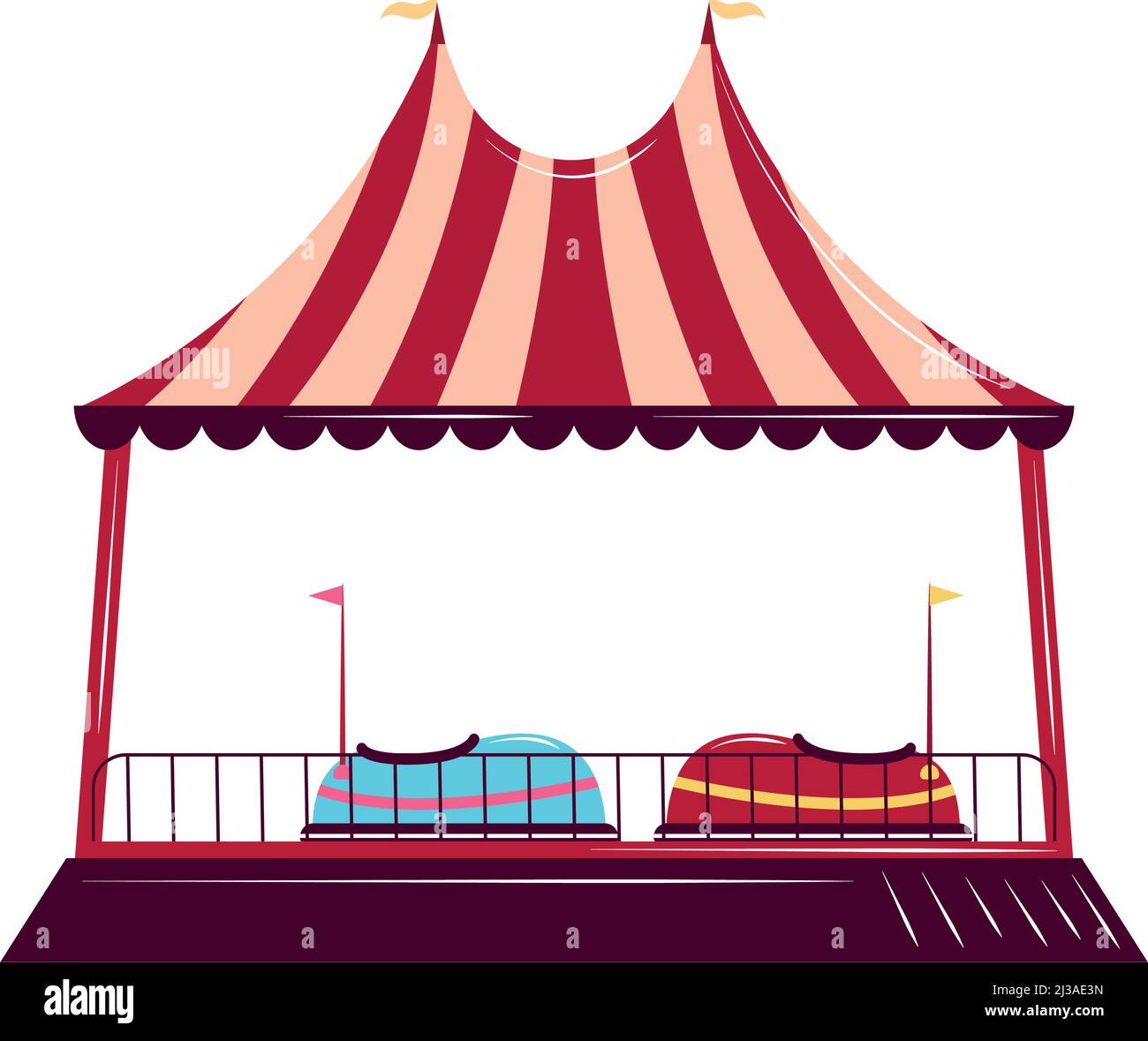 carnival bumper cars Stock Vector Image & Art - Alamy