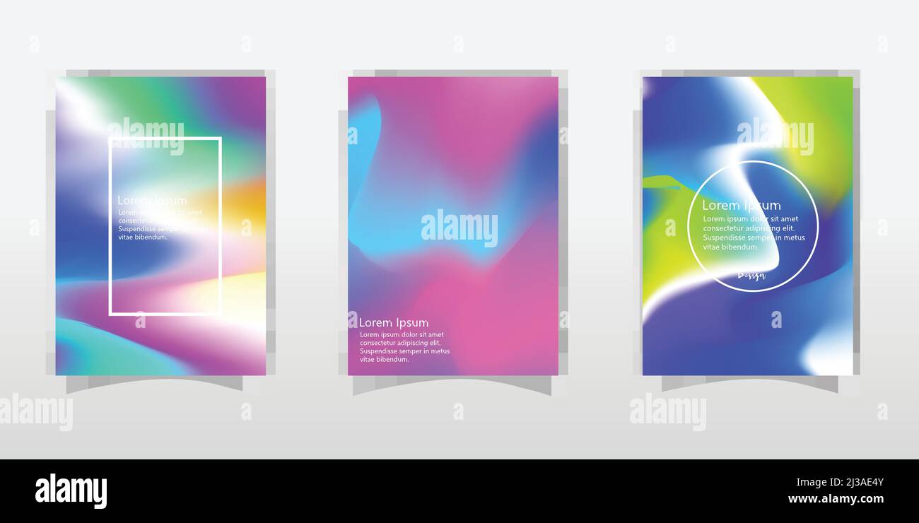 Vector illustration. Set holograms backgrounds Stock Vector Image & Art ...