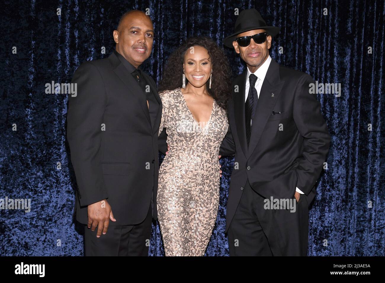 New York, USA. 06th Apr, 2022. (L-R) Lascelles Stephens, Deborah Cox ...