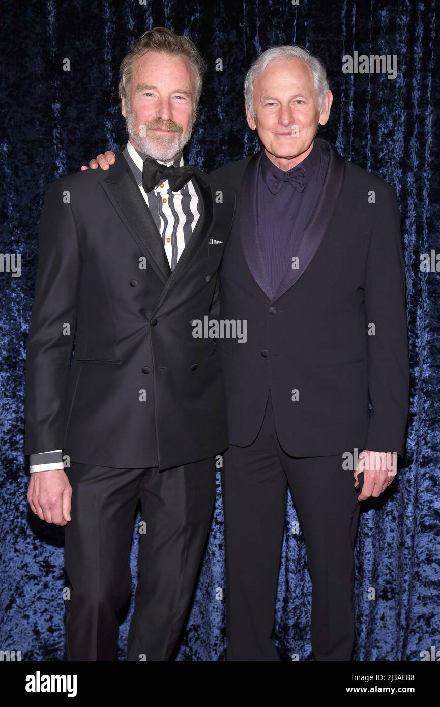 New York, NY, US, April 6, 2022. (L-R) Rainer Andreesen and Victor ...