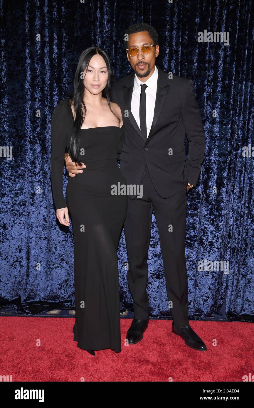 New York, USA. 06th Apr, 2022. (L-R) Stephanie Shepherd and Larry ...