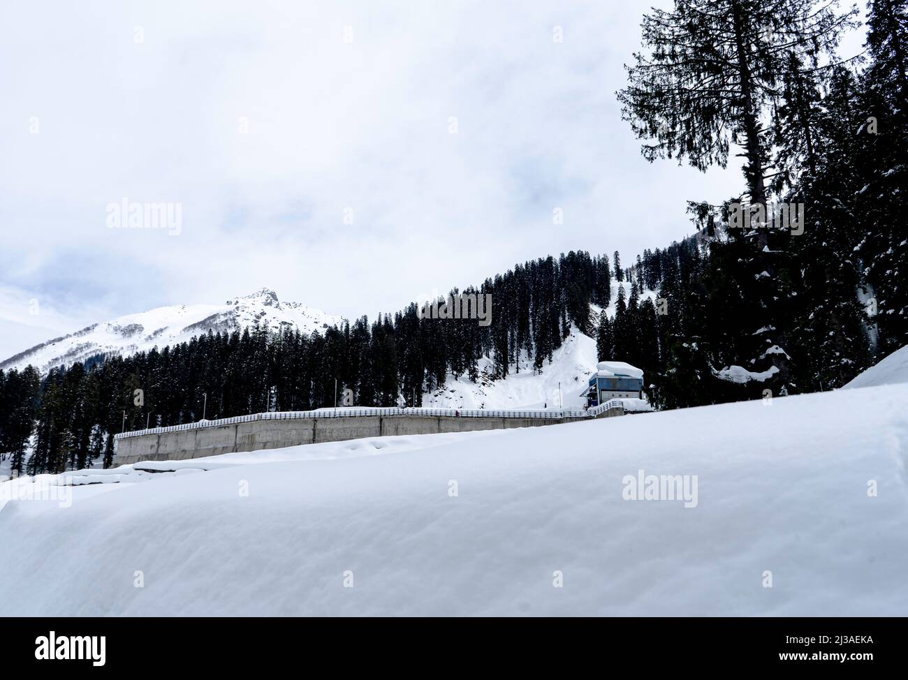 Rohtang Pass is located in Himachal Pradesh, and this road is a gateway ...