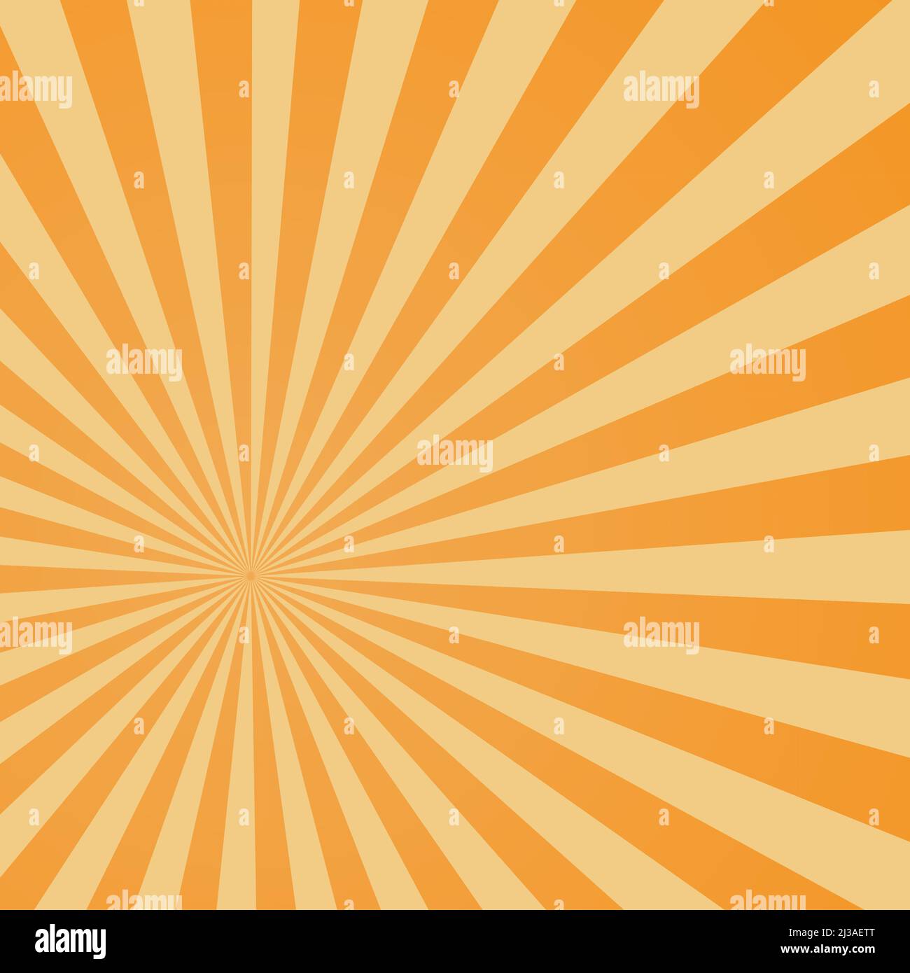 Abstract orange Sunburst vector background. High quality illustration ...