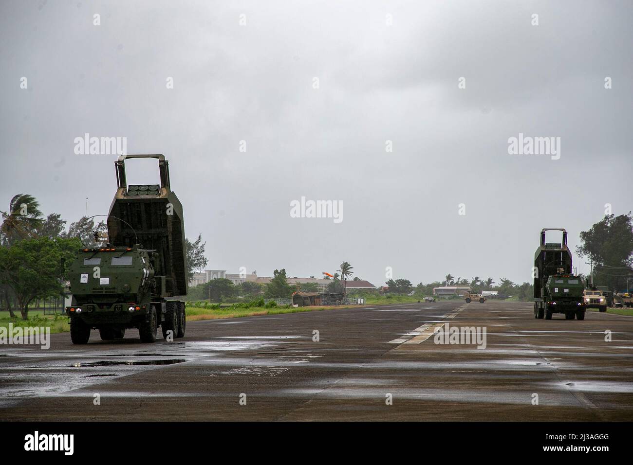 U.S. Marines with 3d Battalion, 12 Marines, 3d Marine Division, deploy ...