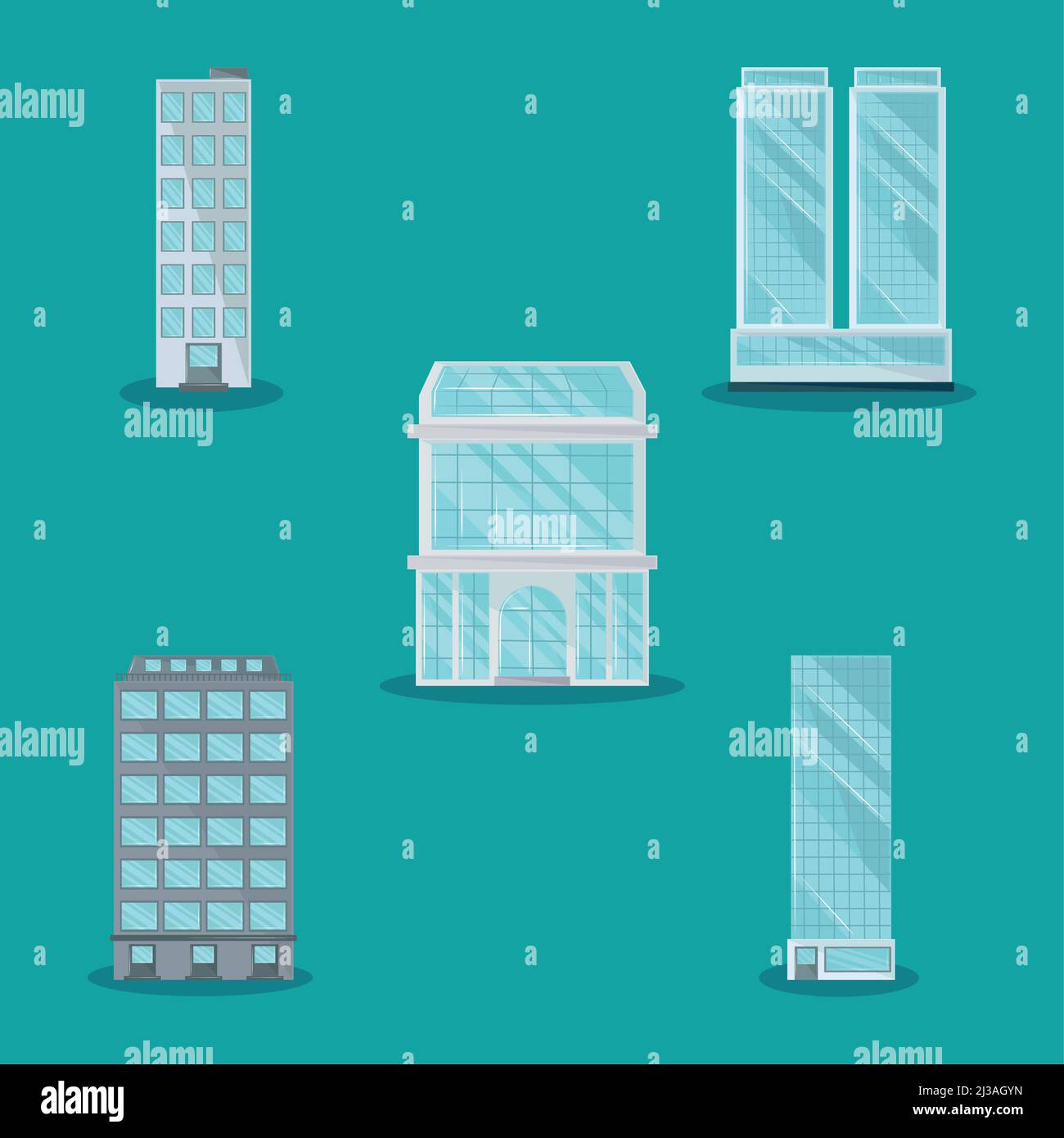 icons urban buildings Stock Vector Image & Art - Alamy