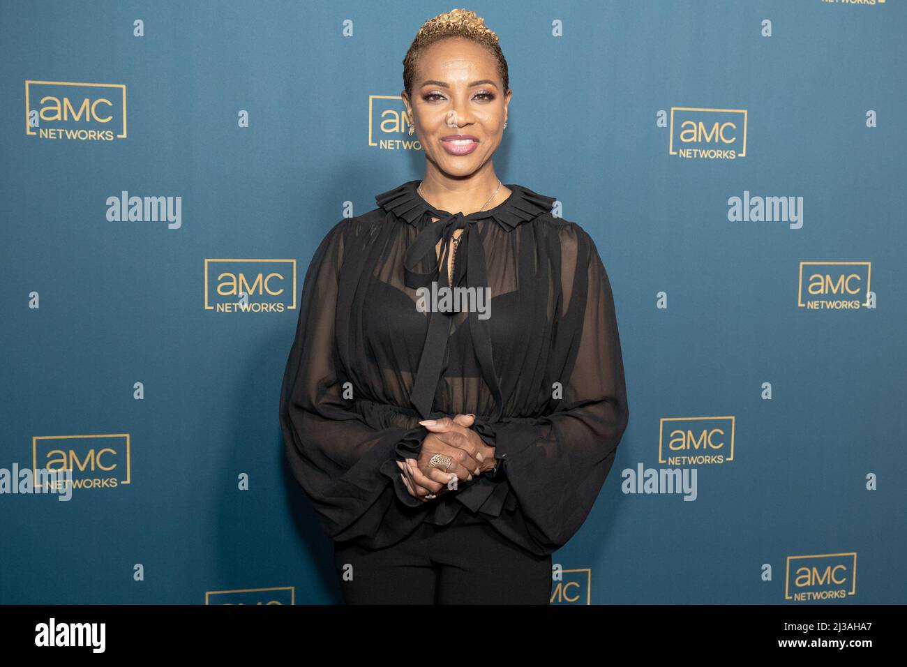New York, US, on April 6, 2022, MC Lyte attends AMC Networks’ 2022 ...