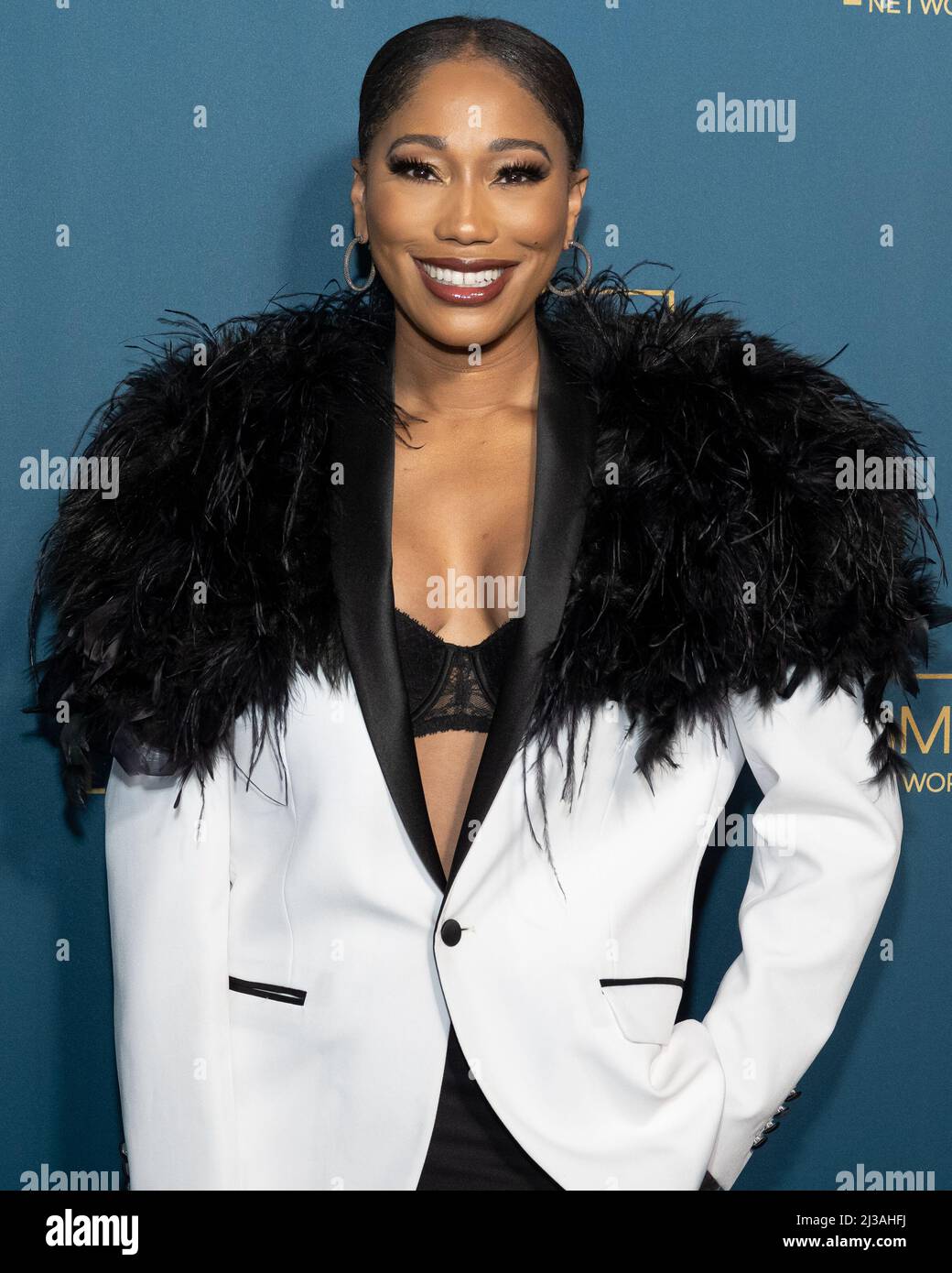 New York, US, on April 6, 2022, Tahira Francis attends AMC Networks ...