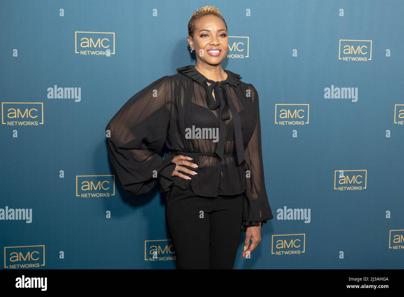 New York, US, on April 6, 2022, MC Lyte attends AMC Networks’ 2022 ...
