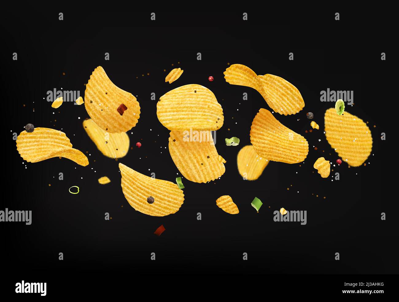 Tornado potato Stock Vector Images - Alamy