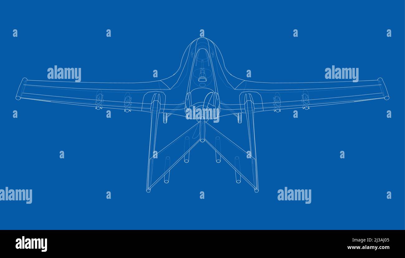 Uav drone predator Stock Vector Images - Alamy