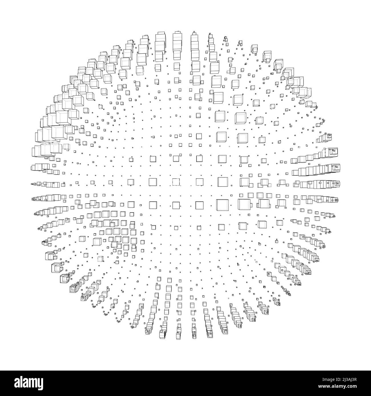 Vector abstract sphere background Stock Vector Image & Art - Alamy