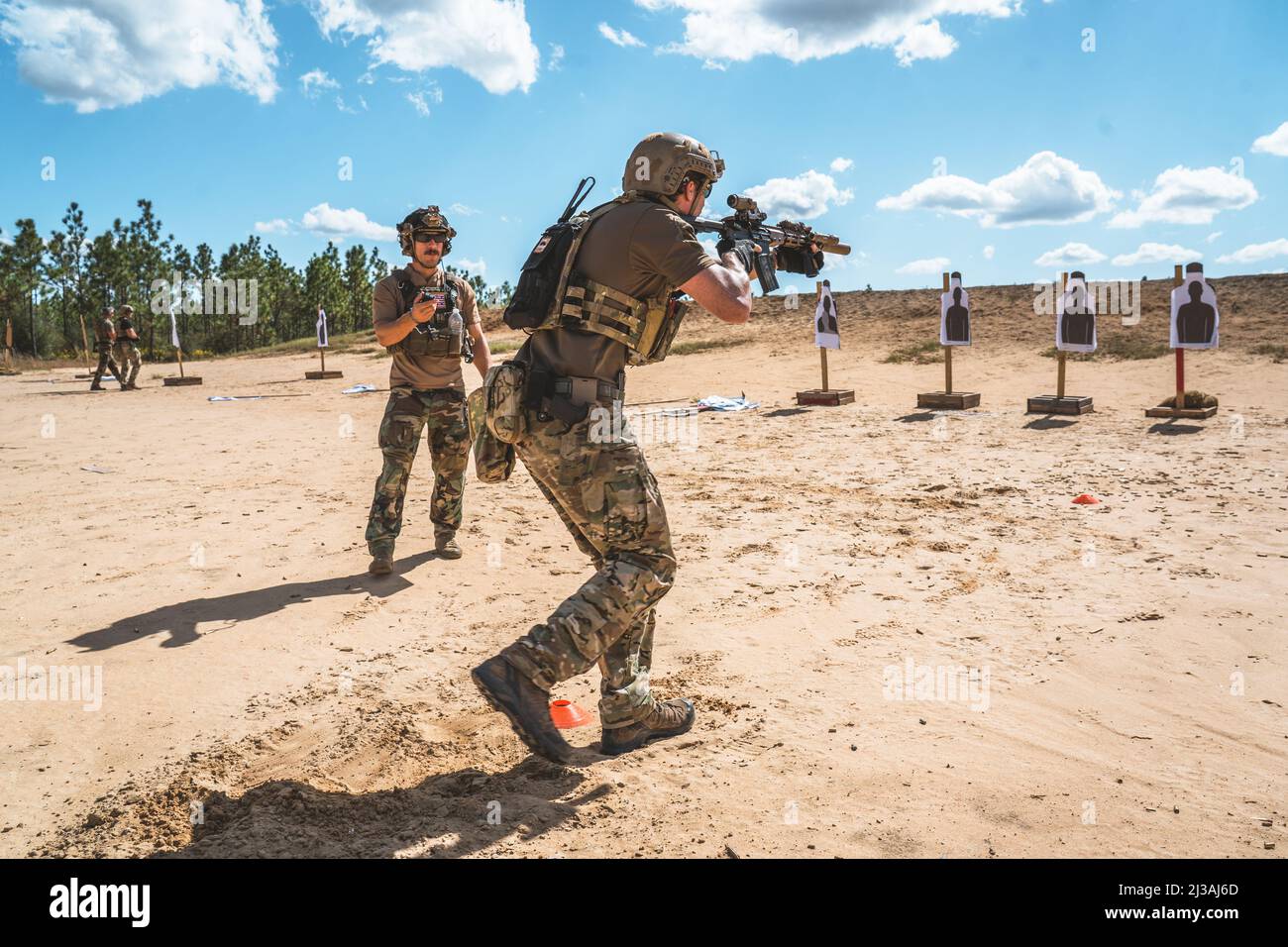 Members of the 7th Special Forces Group (Airborne) participate in a ...