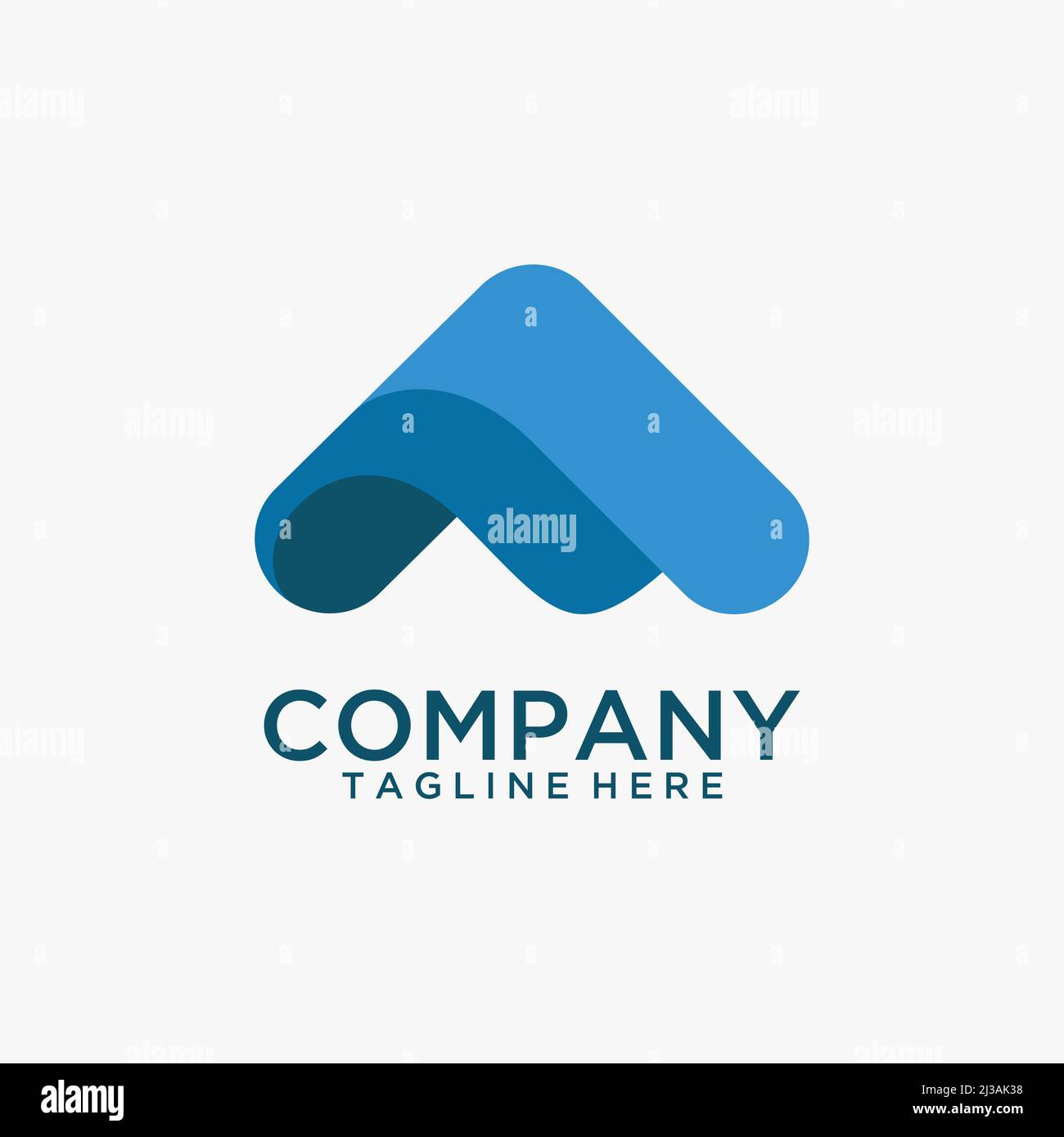 Letter A abstract logo design Stock Vector Image & Art - Alamy