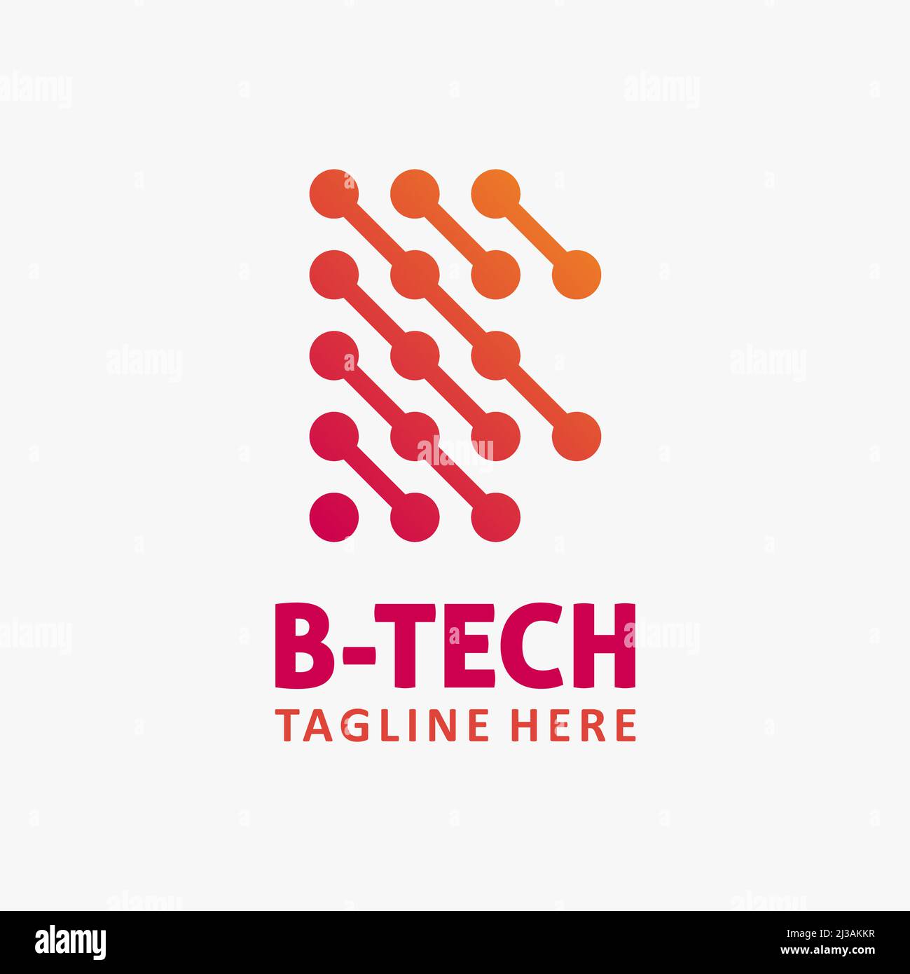 Letter B tech logo design Stock Vector Image & Art - Alamy