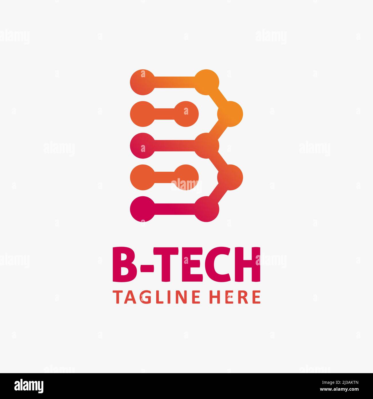 Letter B tech logo design Stock Vector Image & Art - Alamy
