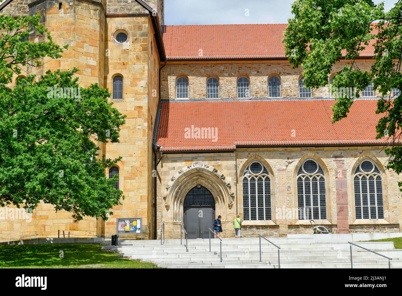 Michaeliskirche, Michaelisplatz, Hildesheim, Lower Saxony, Germany ...