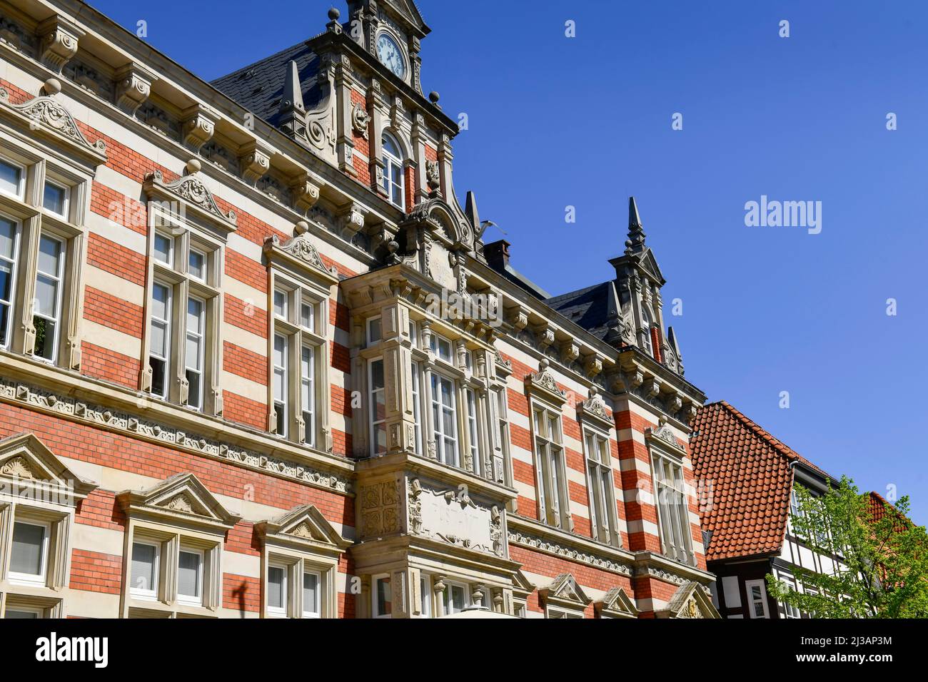 Old buildings, Osterstrasse, Old Town, Hamelin, Lower Saxony, Germany ...