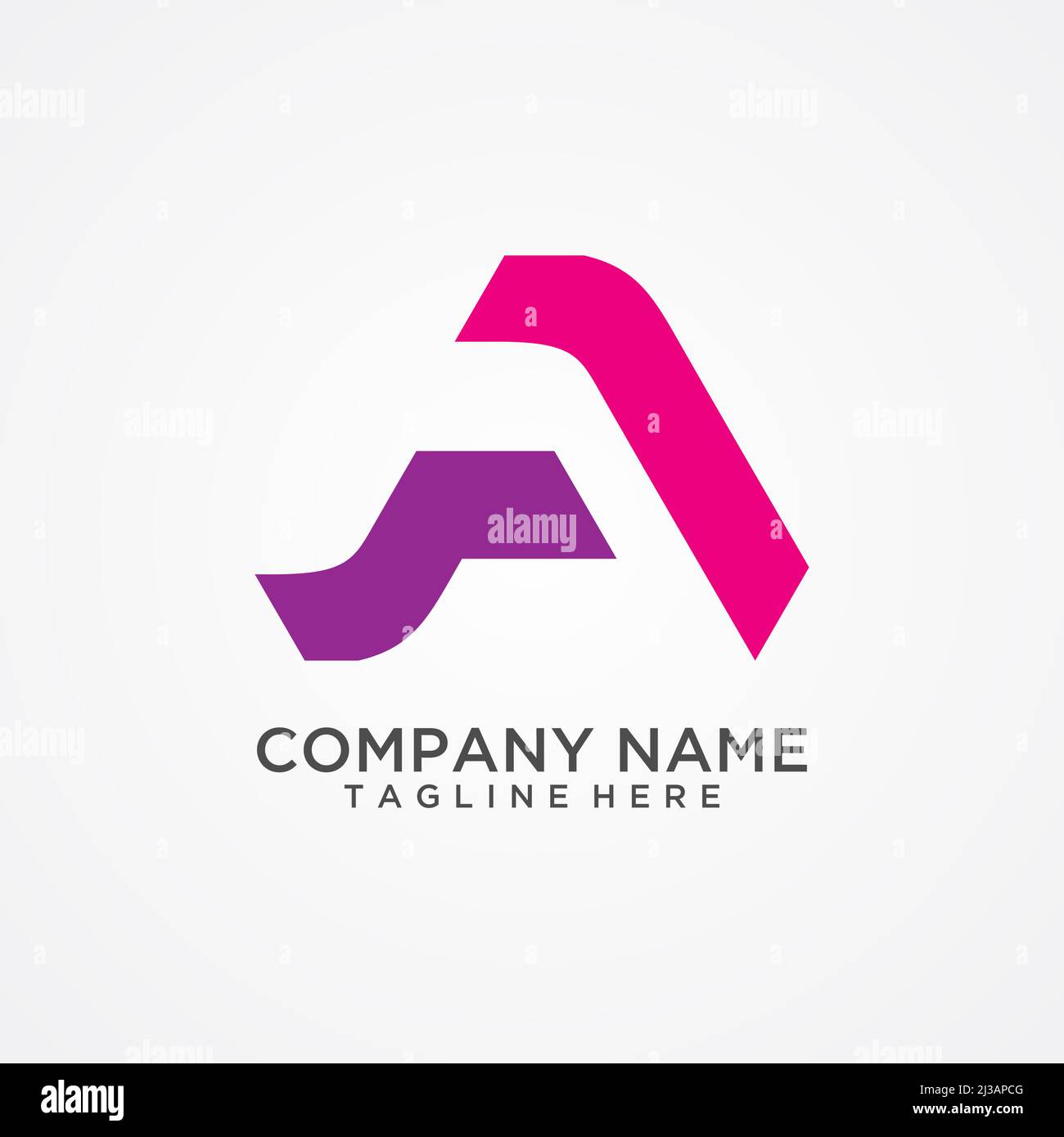 Letter logo purple logo Stock Vector Images - Alamy