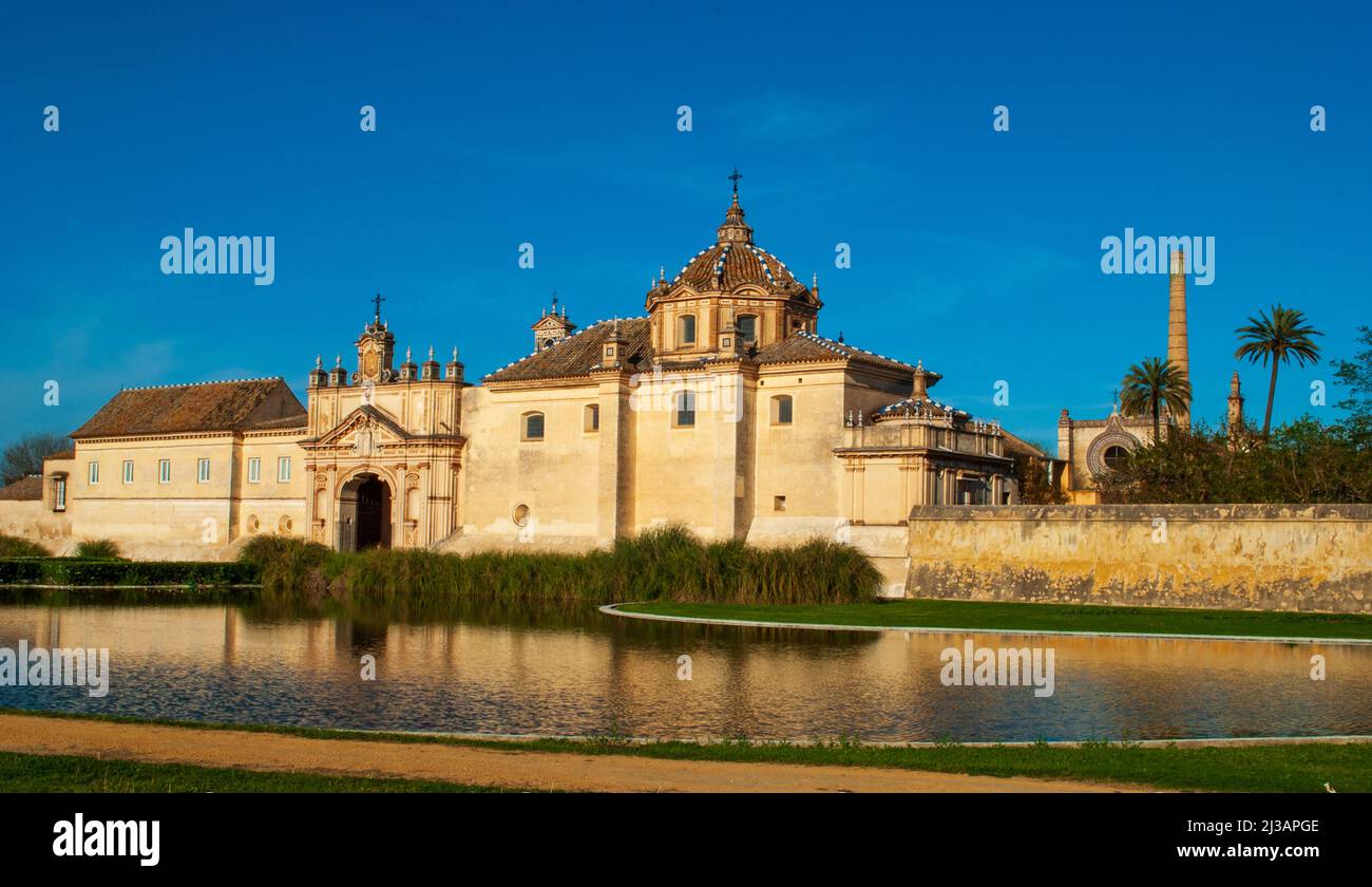 The Ancient and beautiful Cartuja Monastery Seville Stock Photo - Alamy