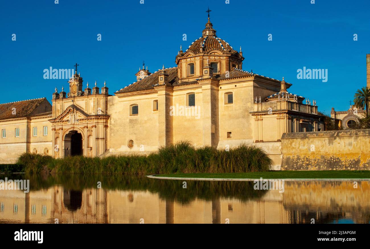 The Ancient and beautiful Cartuja Monastery Seville Stock Photo - Alamy