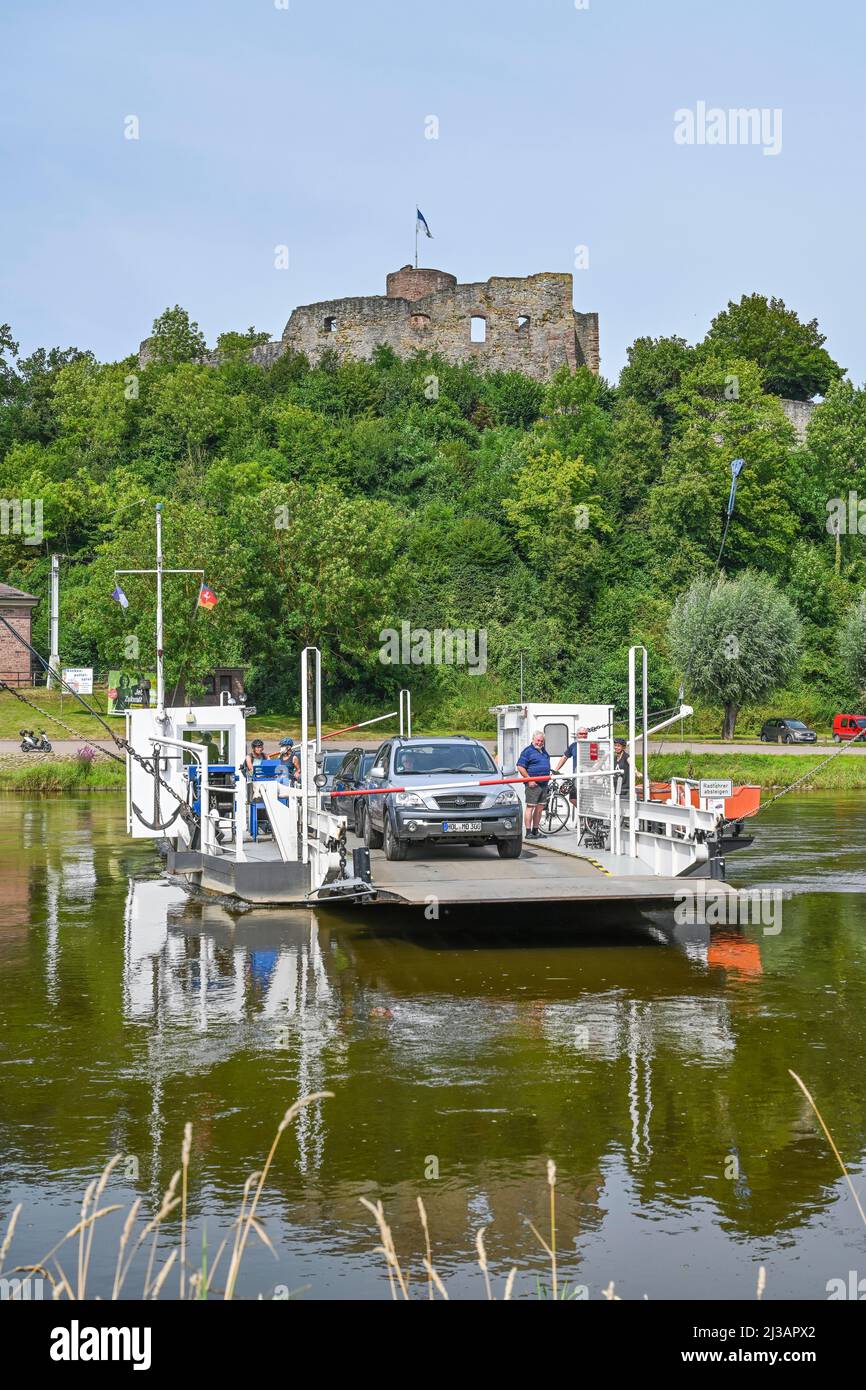 Historic yaw rope ferry hi-res stock photography and images - Alamy