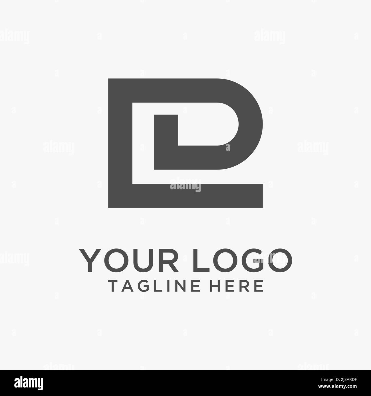 LD letter logo design Stock Vector Image & Art - Alamy