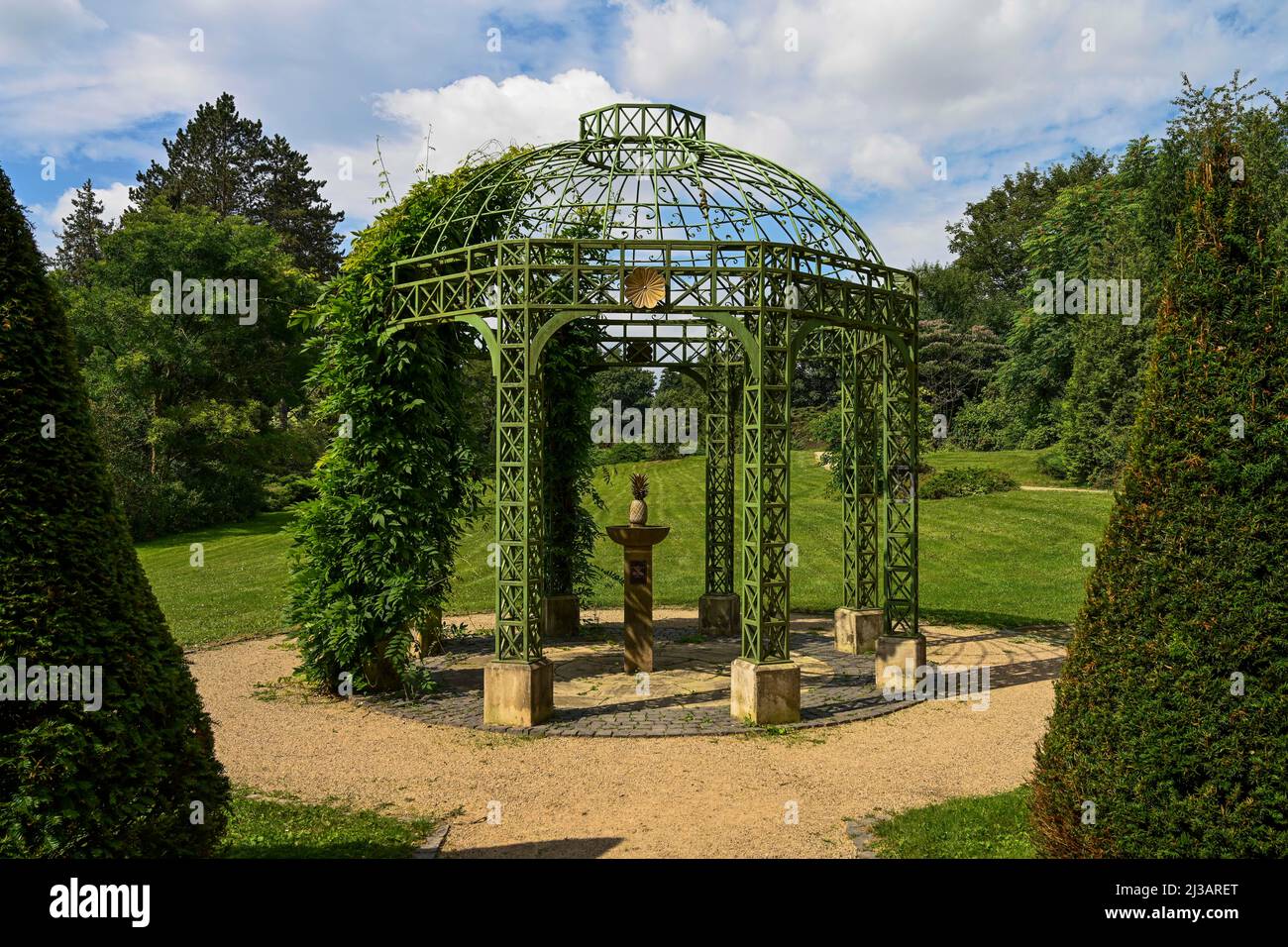 Pineapple Monument, Pavilion, Castle Park, Schwoebber Castle, Lower ...