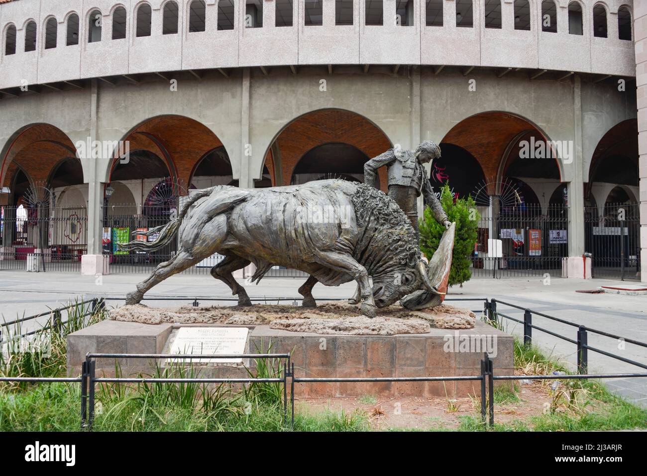 Bronze Monument, Bullfighting, Bullring, Plaza de Toros Monumental ...
