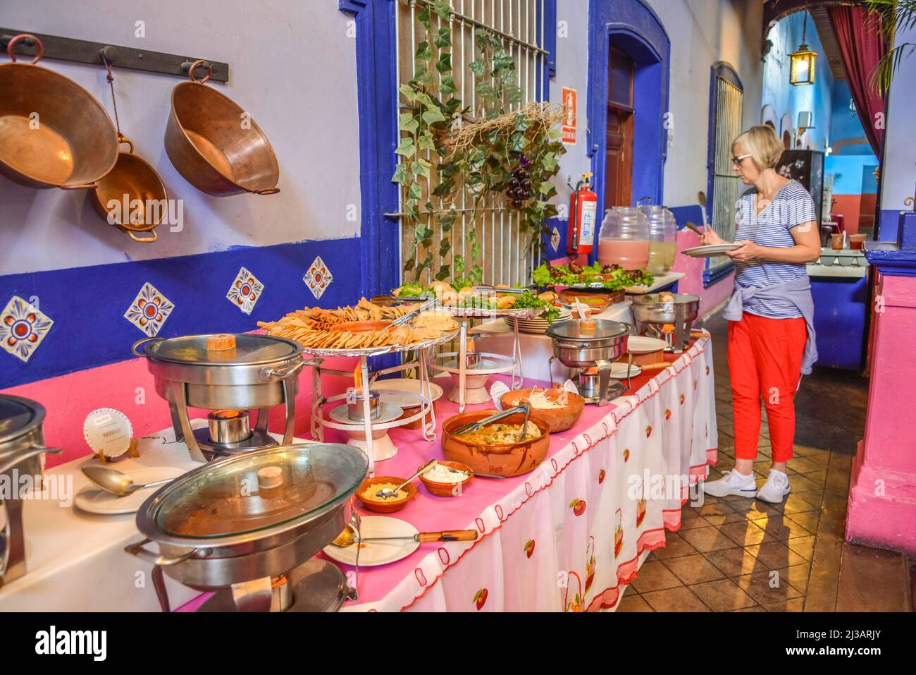 Buffet, Restaurant, Aguascalientes, Mexico Stock Photo - Alamy