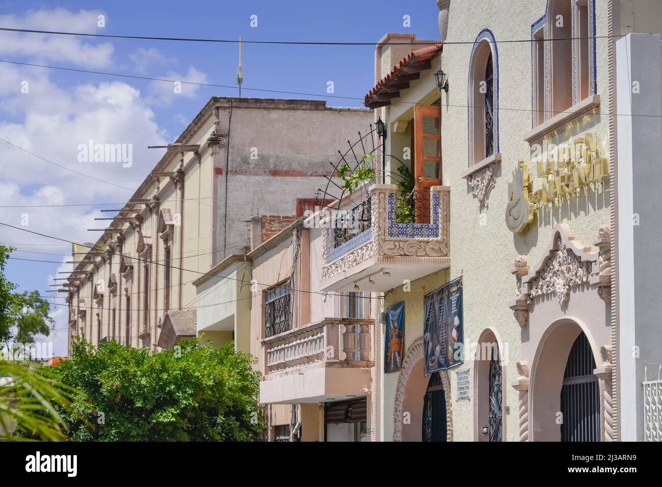 Old buildings, old town, Aguascalientes, Mexico Stock Photo - Alamy