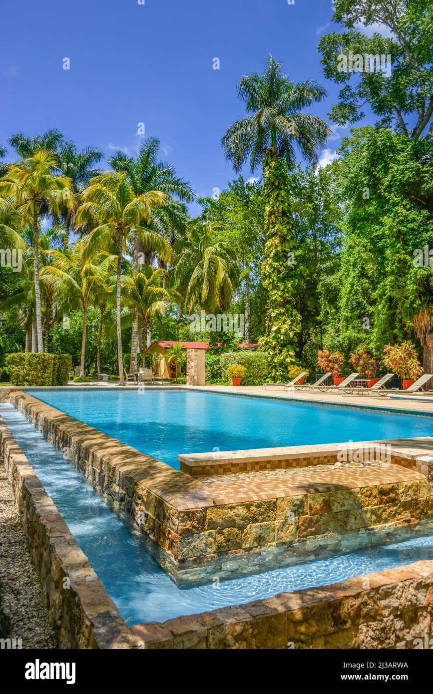 Swimming Pool, Hacienda Chichen Resort, Chichen Itza, Yucatan, Mexico ...