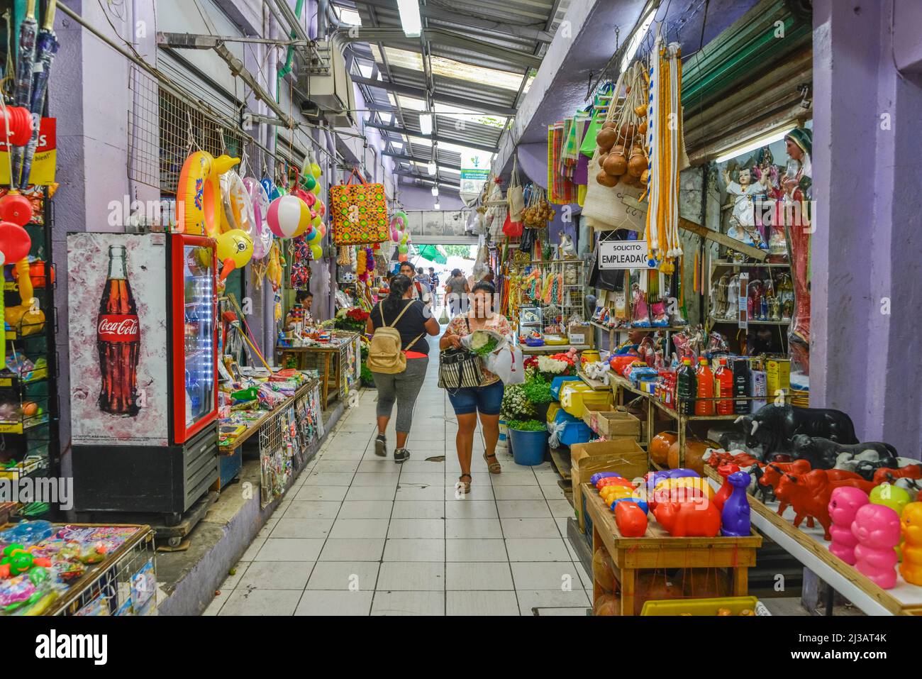 Market Mercado Lucas de Galvez, Merida, Yucatan, Mexico Stock Photo - Alamy